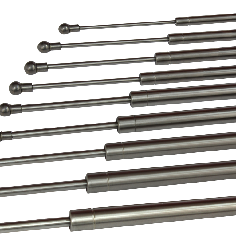 Gas strut 8mm dia. shaft x 18mm dia. tube