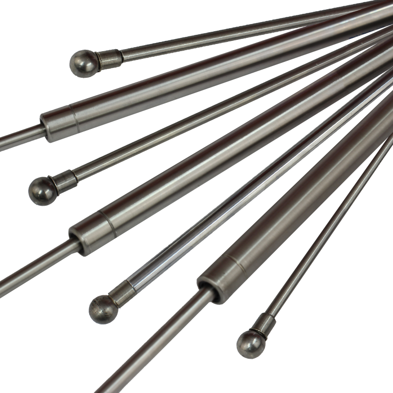 Gas strut 8mm dia. shaft x 18mm dia. tube