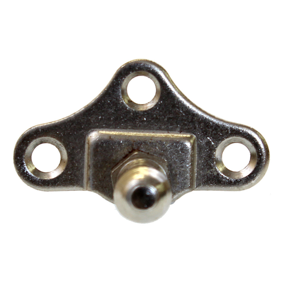 Gas strut bracket 3 hole flat zinc plate.