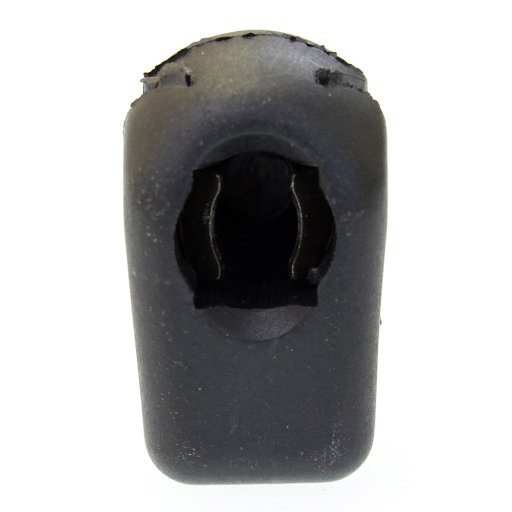 Gas strut nylon end for stays. Formed brass thread.