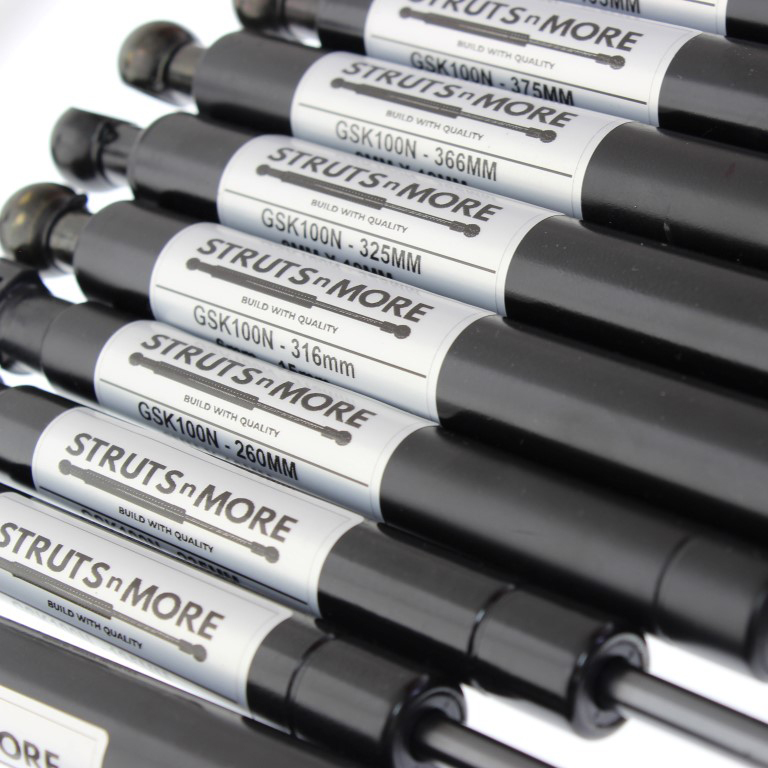 Gas strut 10mm dia. shaft x 22mm dia. tube