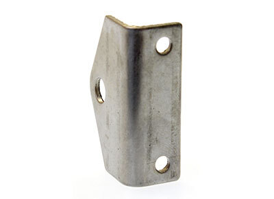 Gas strut bracket universal 90 Degrees profile. Stainless steel.