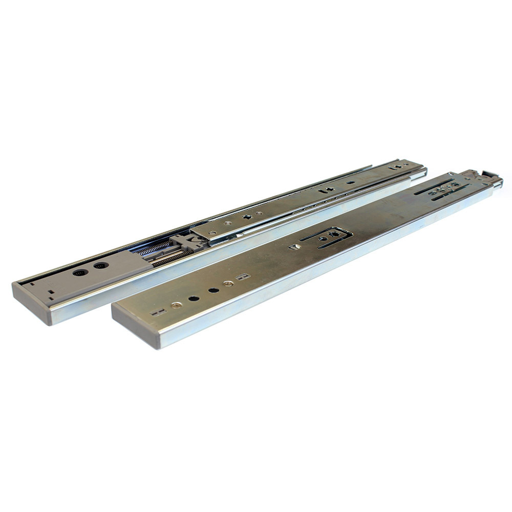 Soft close, non locking drawer slide, 45kg